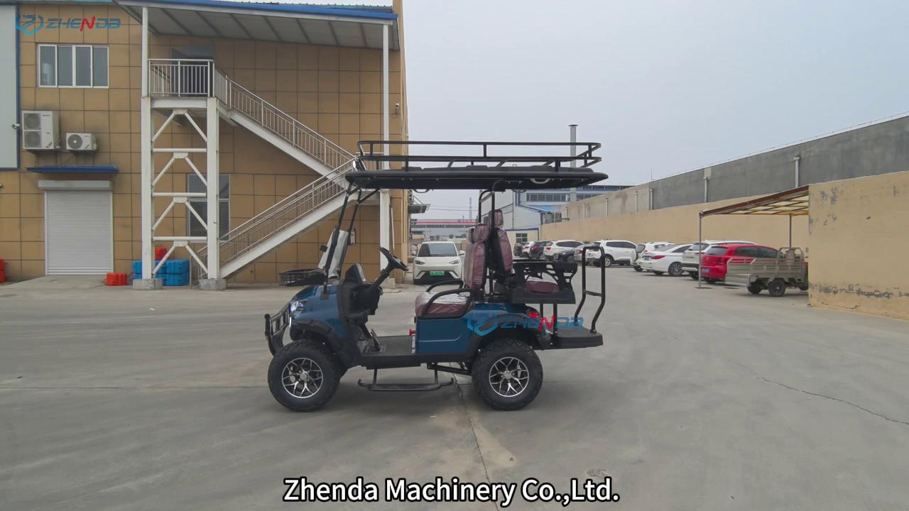 Heavy Duty Golf Cart 4 Seater Electric Custom Off Road Hunting Vehicle ...