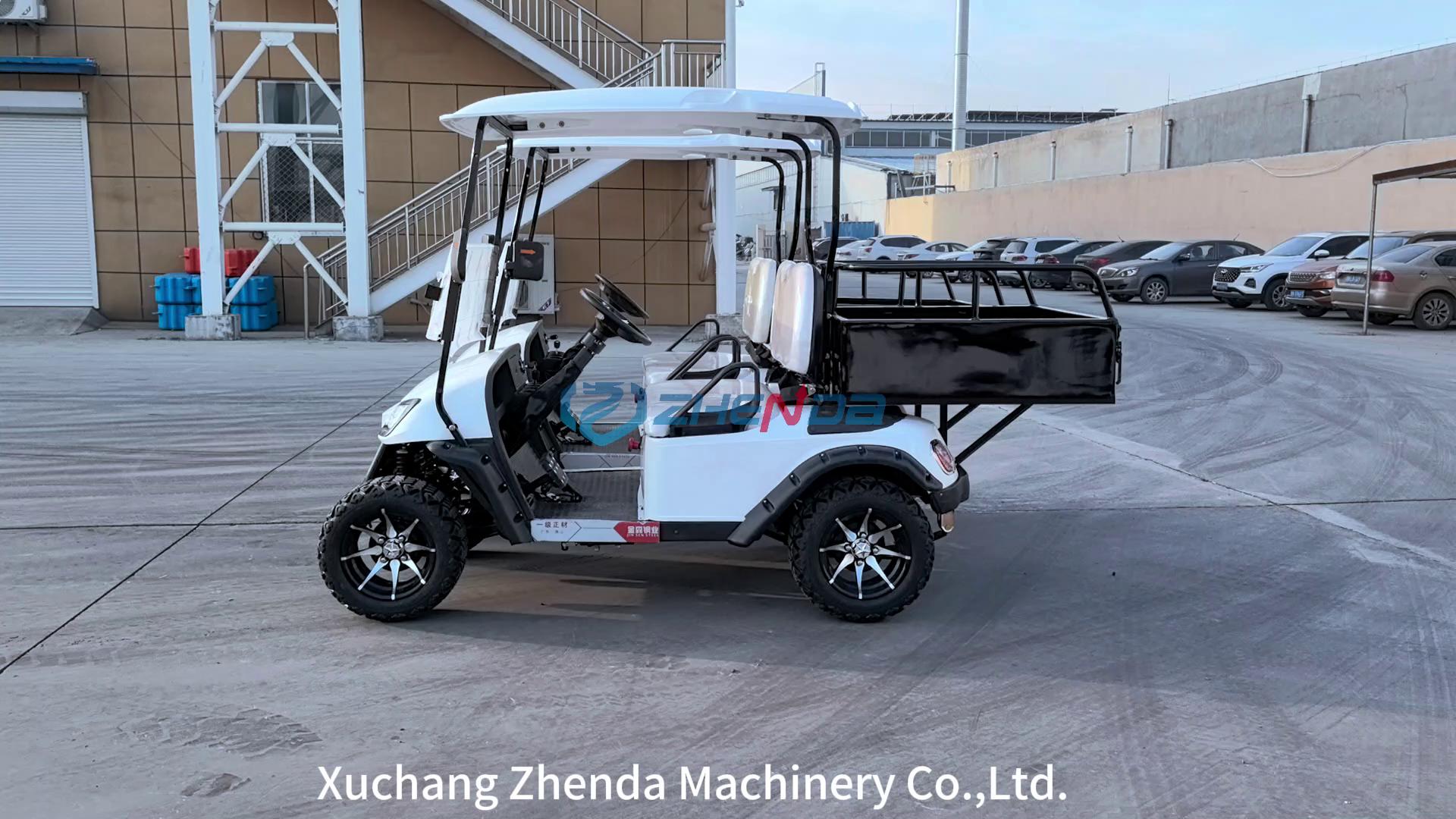 Chinese Factory Made 2 Seat Electric Golf Cart Course Transportation ...